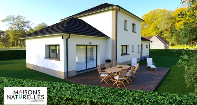 R+1 design avec double garage, 115m² - Maisons Les Naturelles