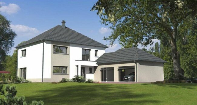 Maison R+1, double garage, 4 chambres - Maisons Les Naturelles