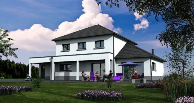 Maison R+1, garage, 4 chambres - Maisons Les Naturelles