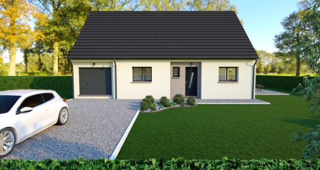 Maison de 97m², 3 chambres, garage - Maisons Les Naturelles